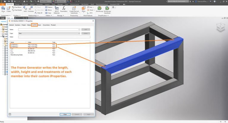 Cutting Lists in Inventor – Man and Machine